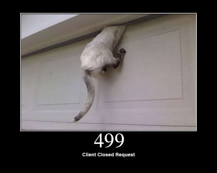 499 Client Closed Request HTTP Cats 499 Client Closed Request HTTP Cats